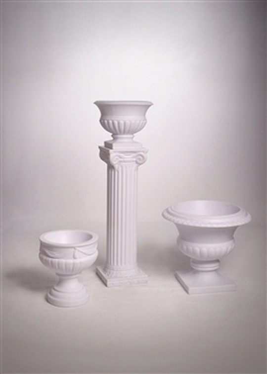 White Column & Urns - Alexis Party Rental